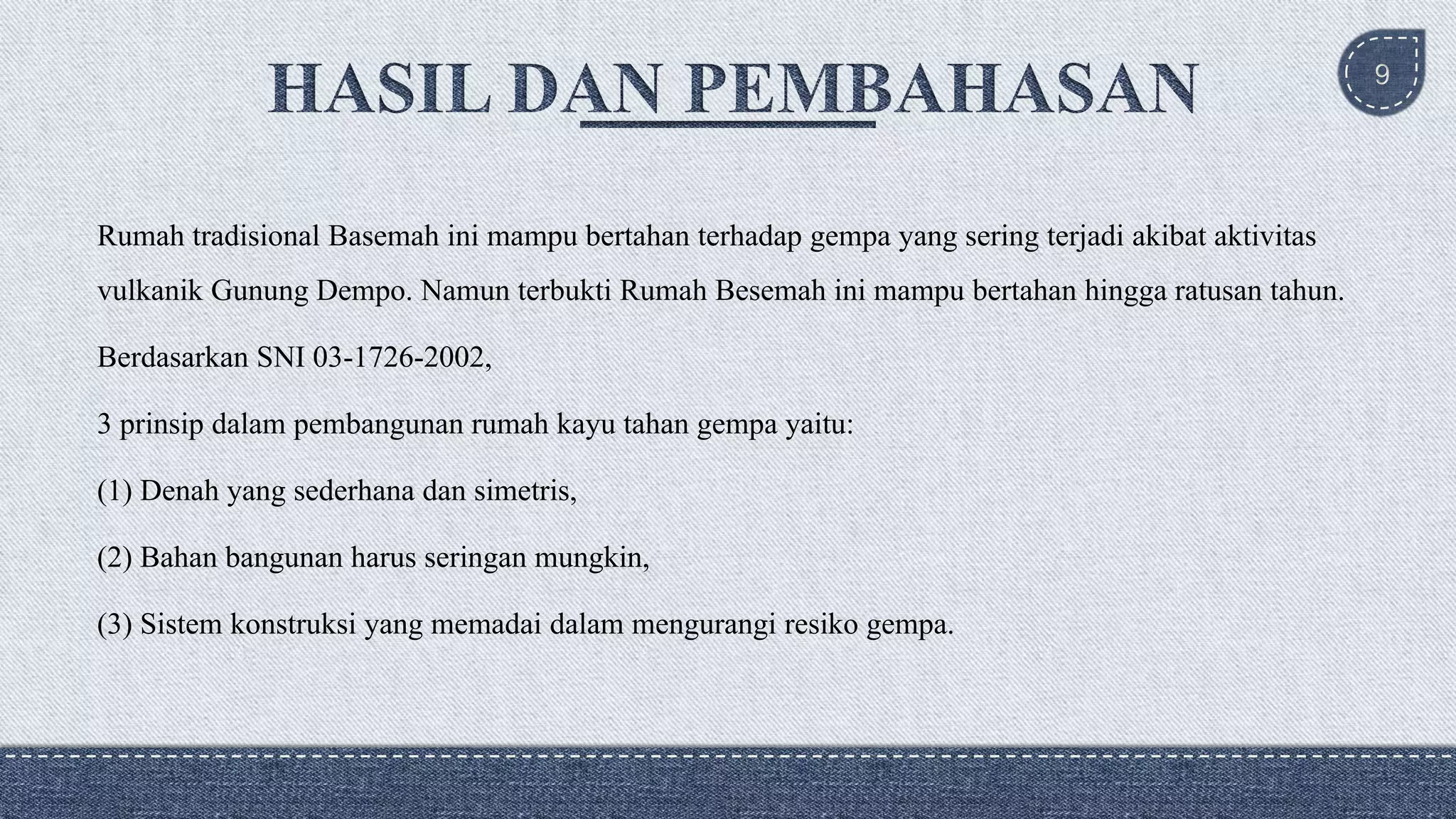 Rekayasa Gempa - UAS Analisa konstruksi tahan gempa rumah tradisional ...