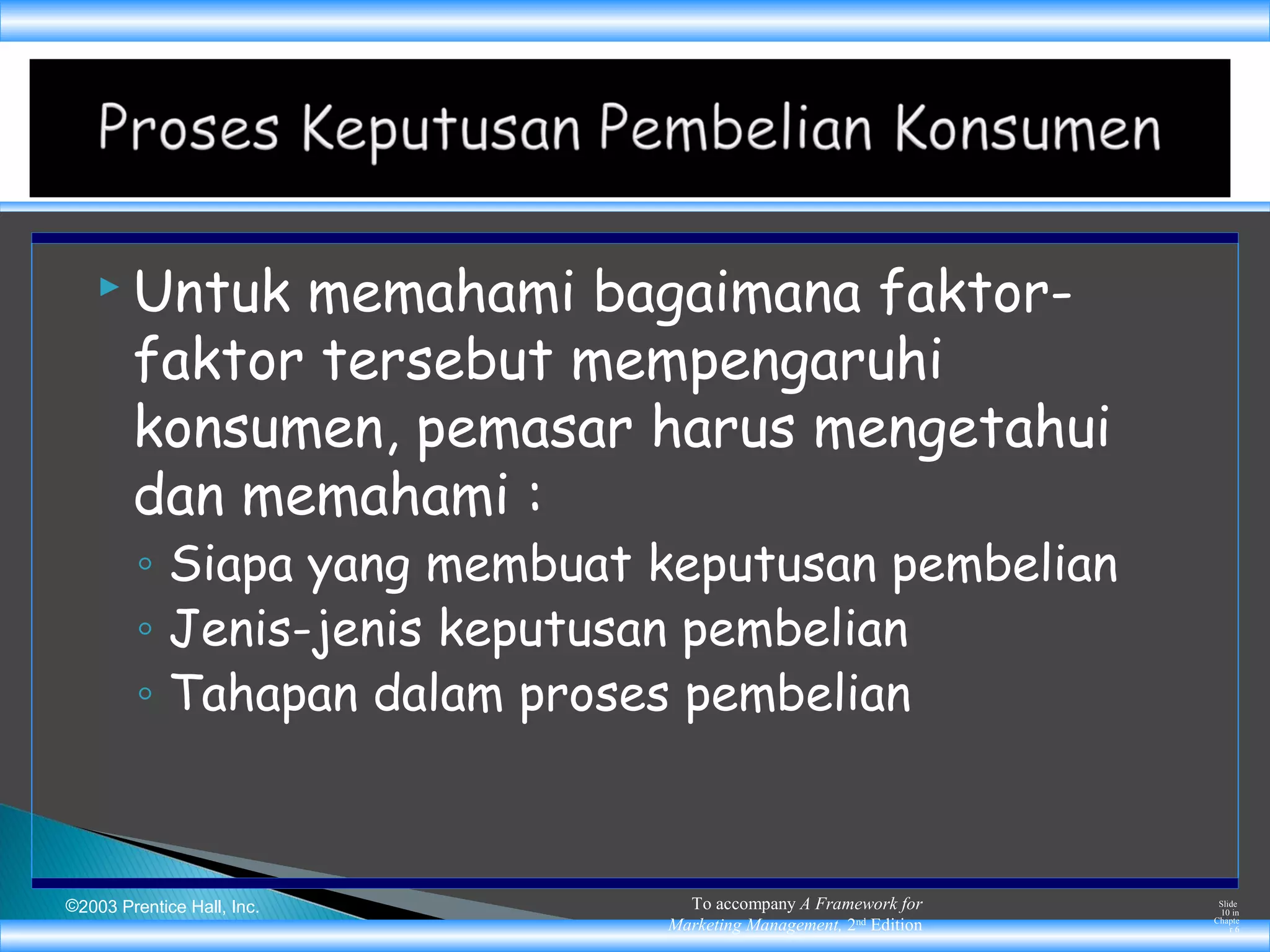 Analisa konsumen | PPT