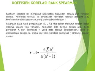 ANALISA KORELASI ( hubungan ) sederhana.ppt