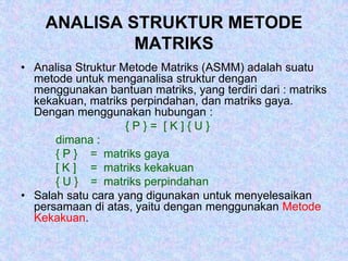 Analisa matriks | PDF