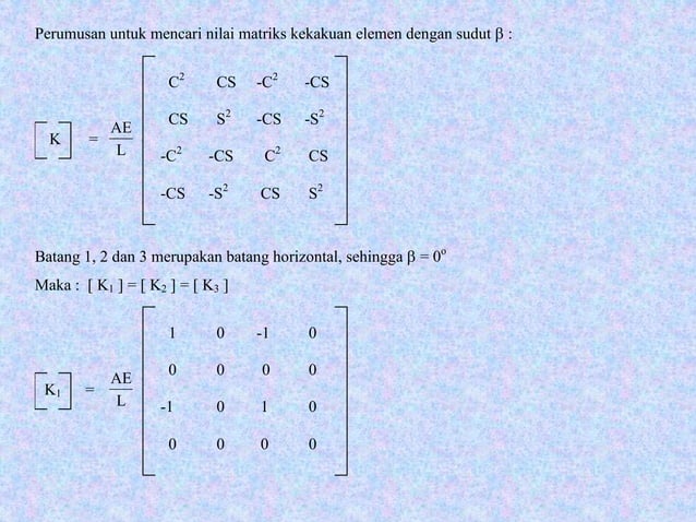 Analisa matriks | PDF
