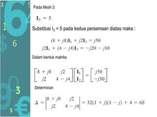 Analisa mesh pada rangkaian ac (17 april 2021) | PPTX