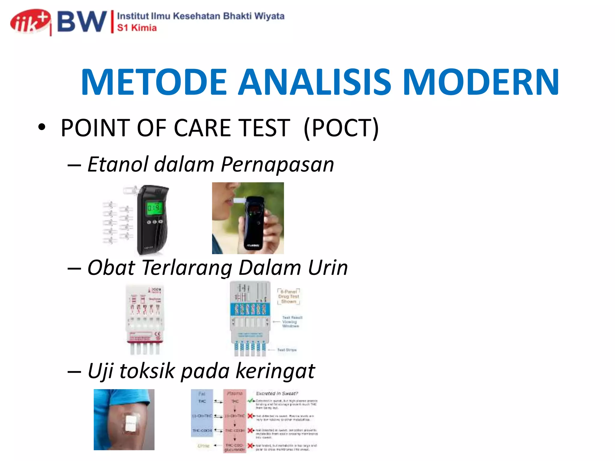 Analisa narkotika pada sampel klinik i | PPSX