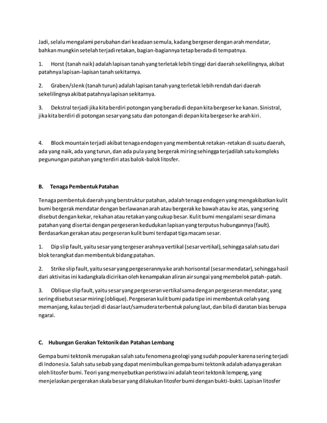 Analisa patahan lembang | DOCX