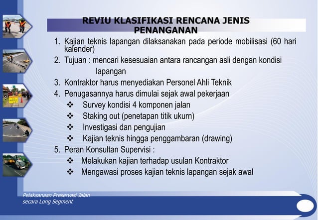 ANALISA PENCAPAIAN KEMANTAPAN JALAN DENGAN SISTEM KONTRAK LONGSEGMENT ...
