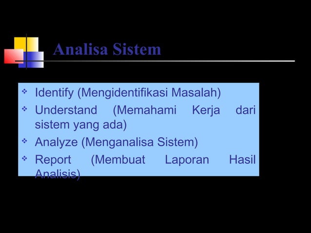 Analisa perancangan sistem 1 | PPT