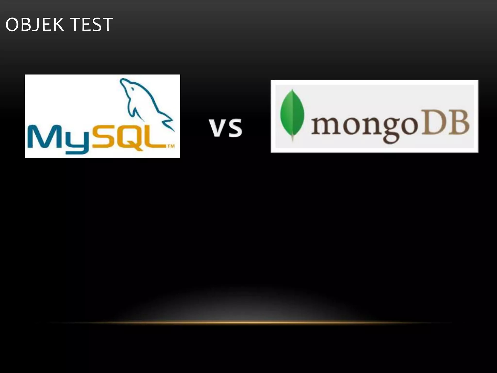 Analisa Perfomansi Database Sql Dan No Sql Pada Aplikasi Ppt