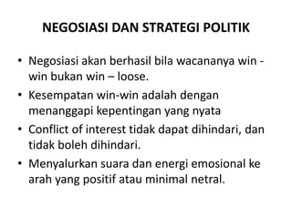 Analisa dan Strategi Politik Kesehatan | PPTX