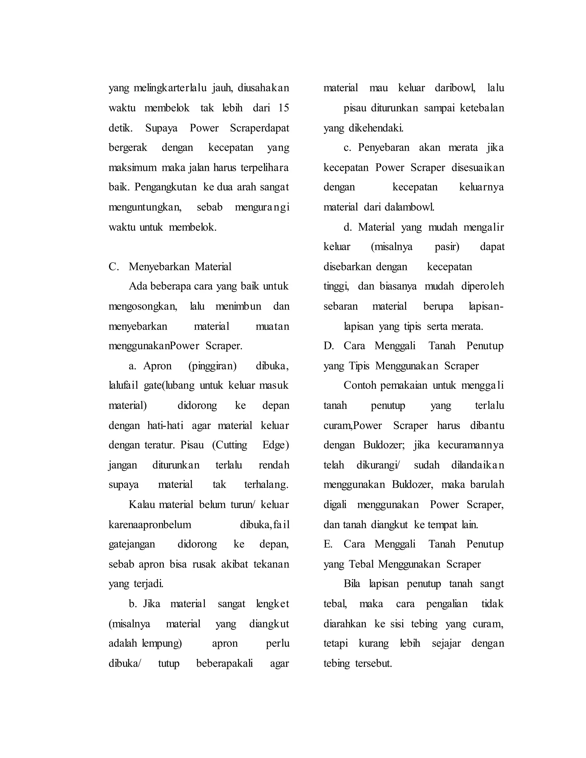 Analisa produktivitas alat berat bulldozer pada pembangunan jalan ruas lingkar pulau marsela ...