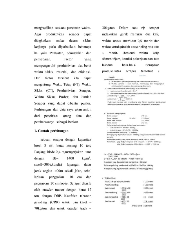 Analisa produktivitas alat berat bulldozer pada pembangunan jalan ruas lingkar pulau marsela ...