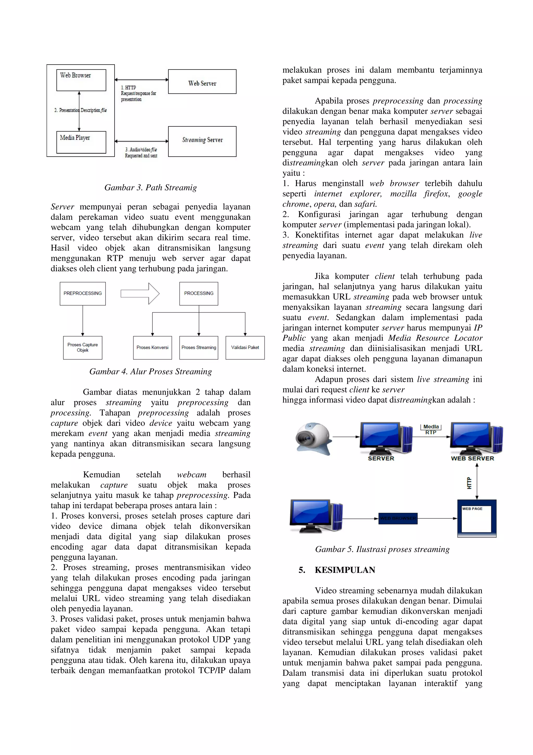 Analisa proses video streaming menggunakan rtp | PDF
