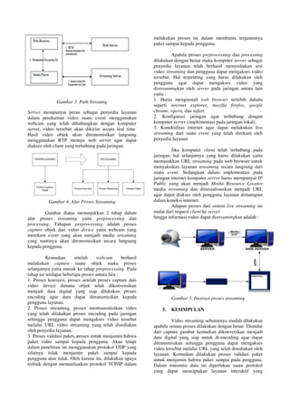 Analisa proses video streaming menggunakan rtp | PDF