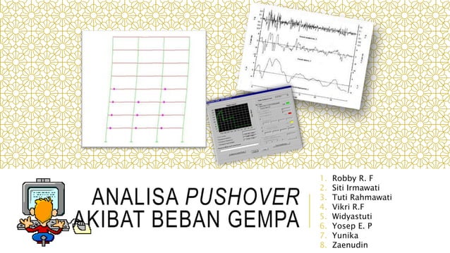 Analisa pushover kelompok 3 | PPTX