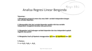 Analisa regresi linear berganda.1 | PDF