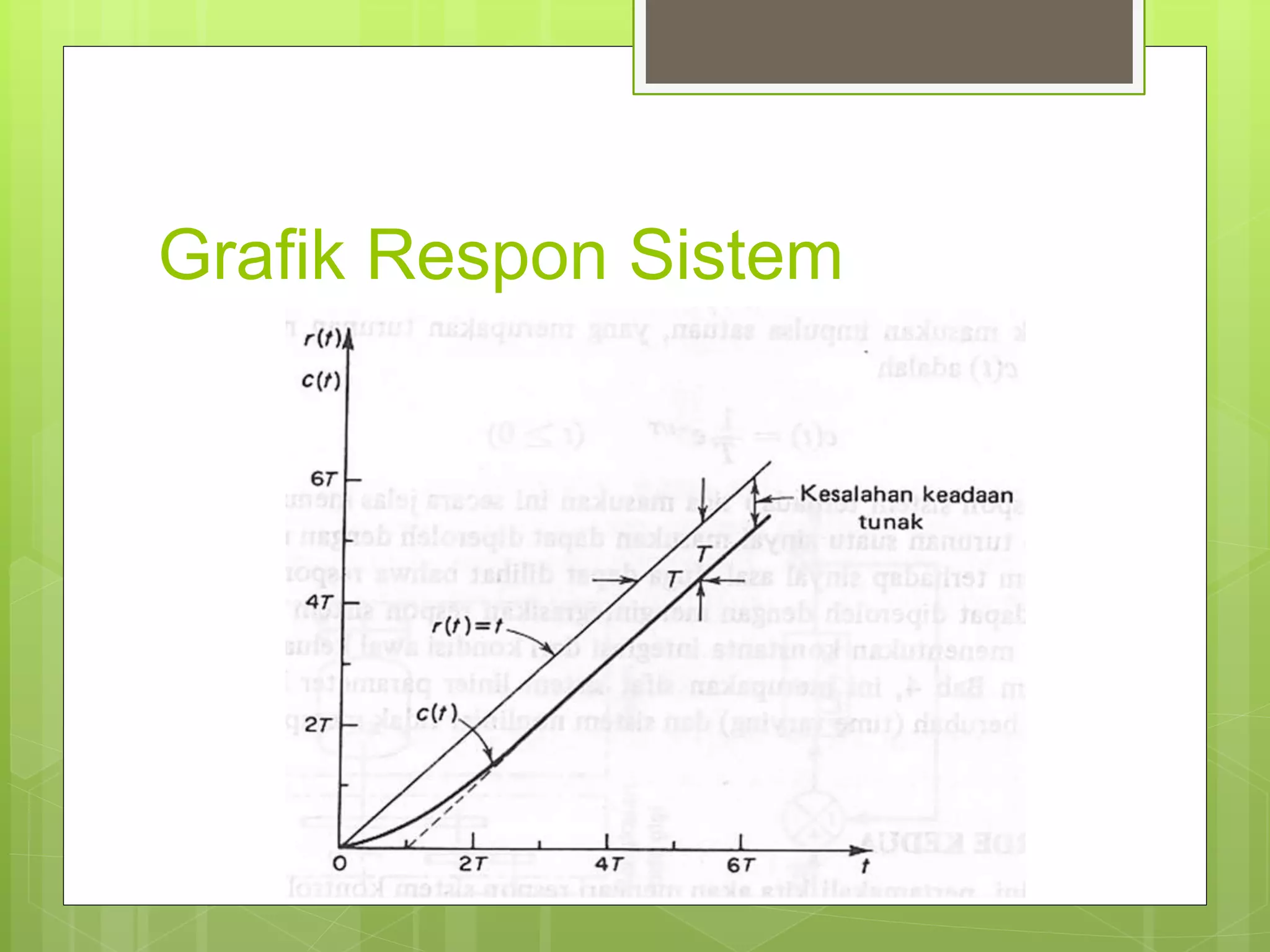 Analisa respon sistem | PPTX