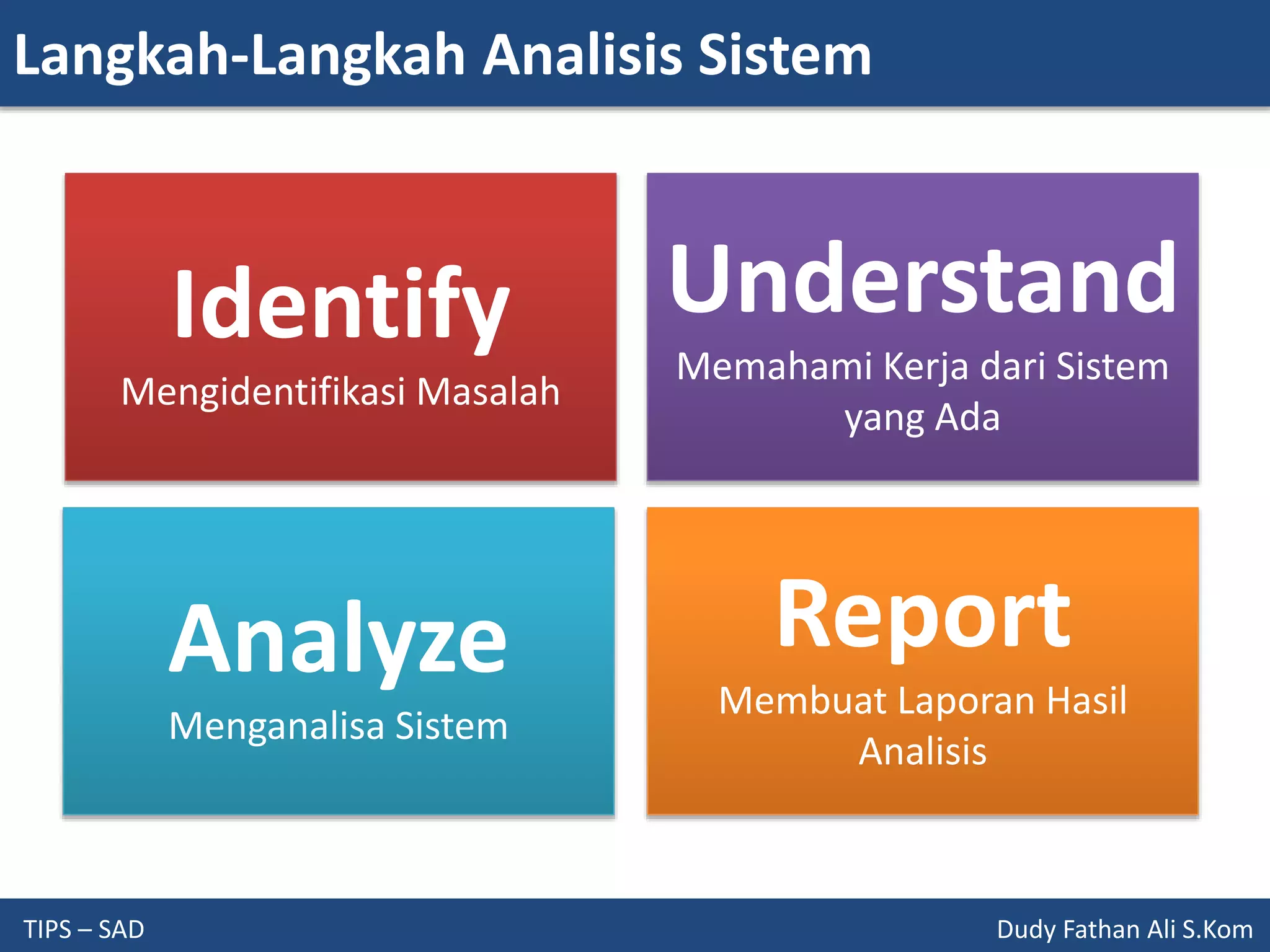 System Analysis and Design - Analisa Sistem | PPTX