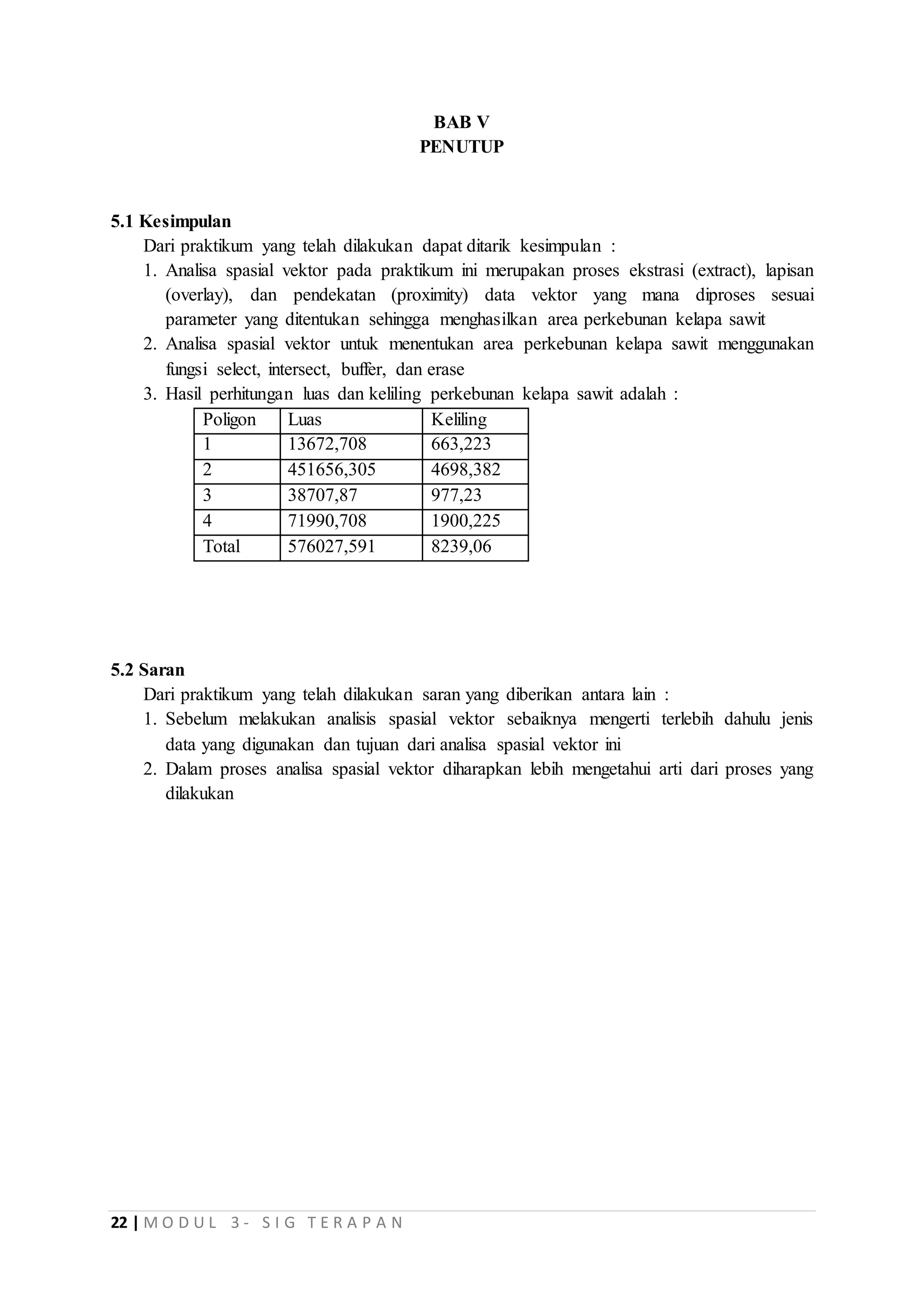 Analisa spasial -_vektor | DOCX