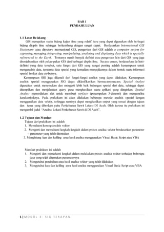 Analisa spasial -_vektor | DOCX