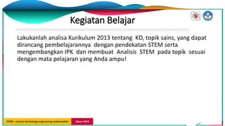Analisa STEM pada Kurikulum 2013 | PPTX