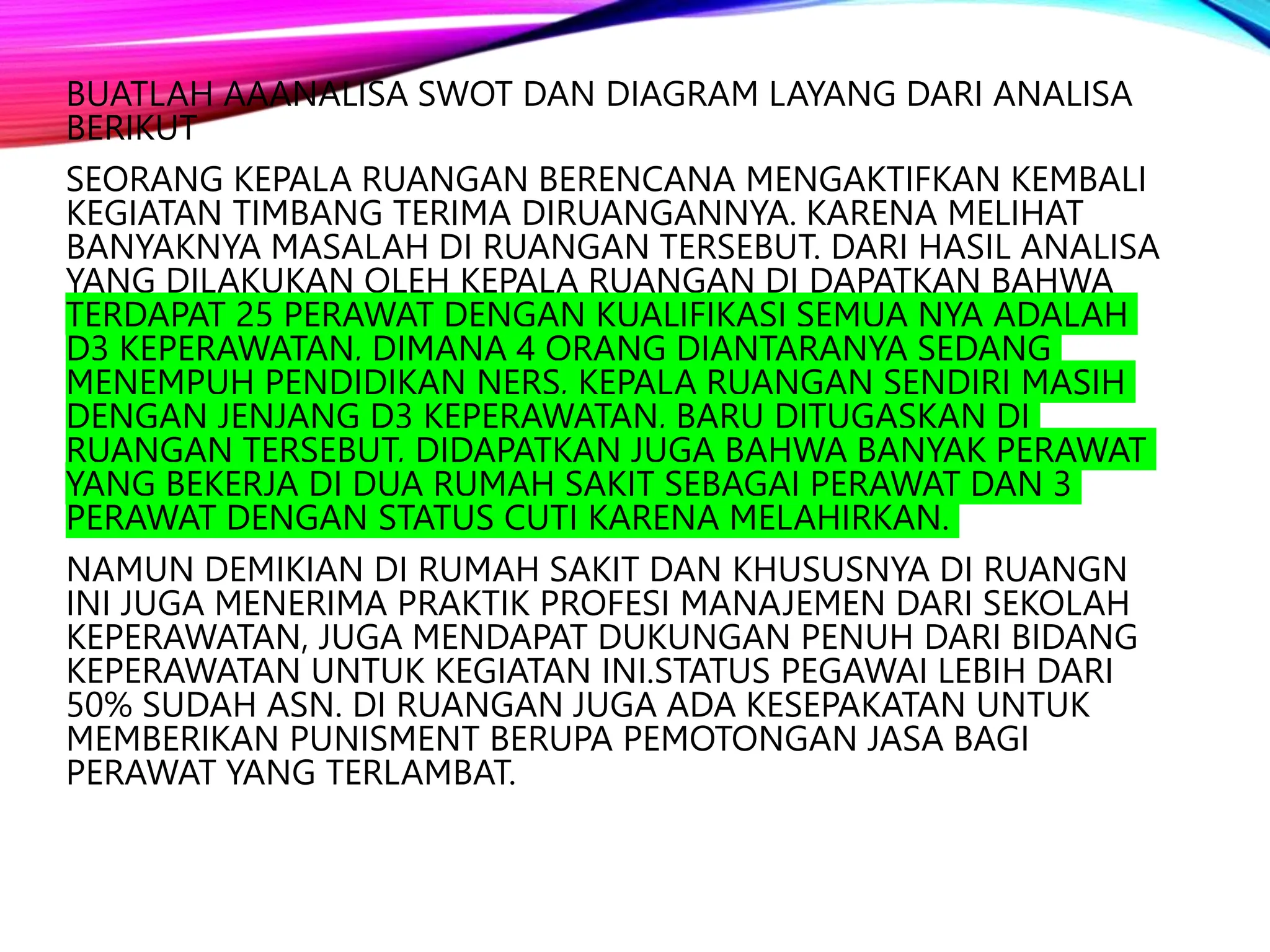 ANALISA SWOT dalam perencanaan keperawatan.pptx