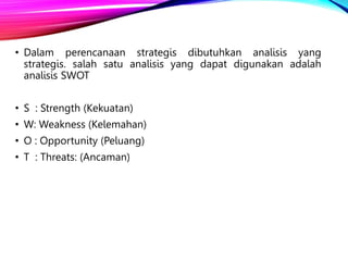 ANALISA SWOT dalam perencanaan keperawatan.pptx