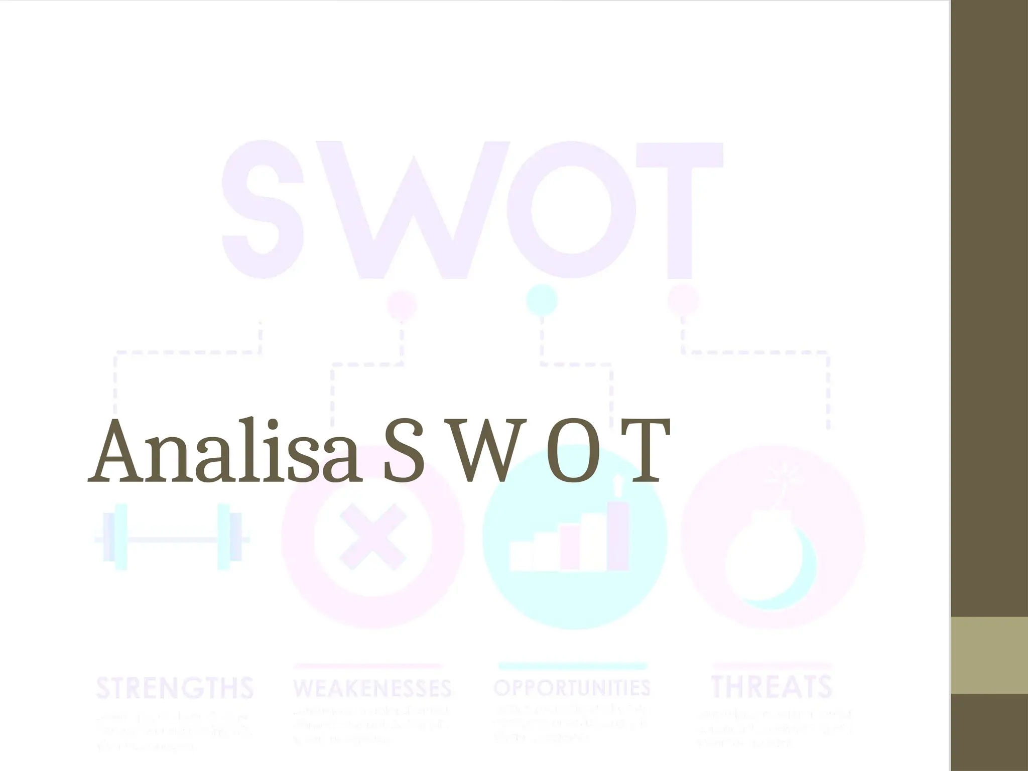 PPT Analisa SWOT untuk usaha untuk maksimalkan hadil | PPTX