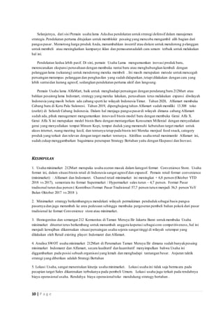 Analisa swot dan tanggapan strategy bertahan bisnis minimarket 212 mart ...