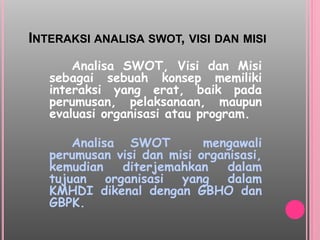 Analisa SWOT NO.10.pptx- Training Of Trainer KMHDI | PPT