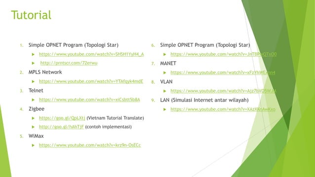 Analisa teknologi jaringan dengan opnet | PPTX