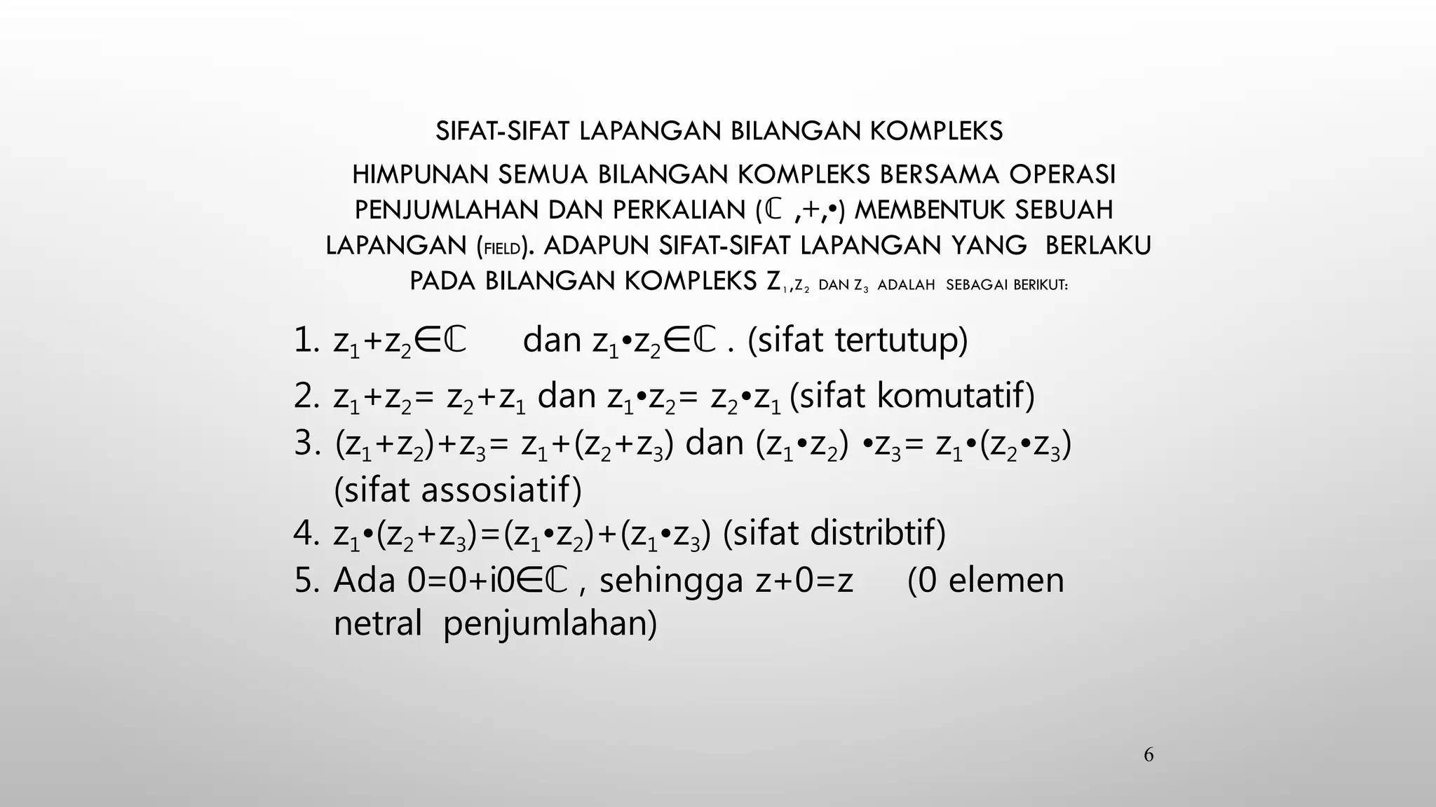 ANALISA VARIABEL KOMPLEKS Pengenalan Analisis | PPTX