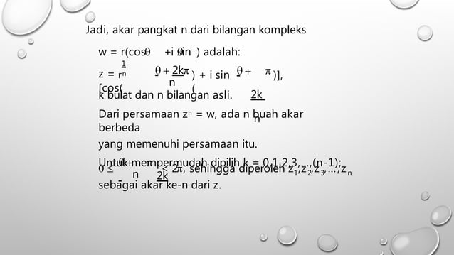 ANALISA VARIABEL KOMPLEKS Pengenalan Analisis | PPTX