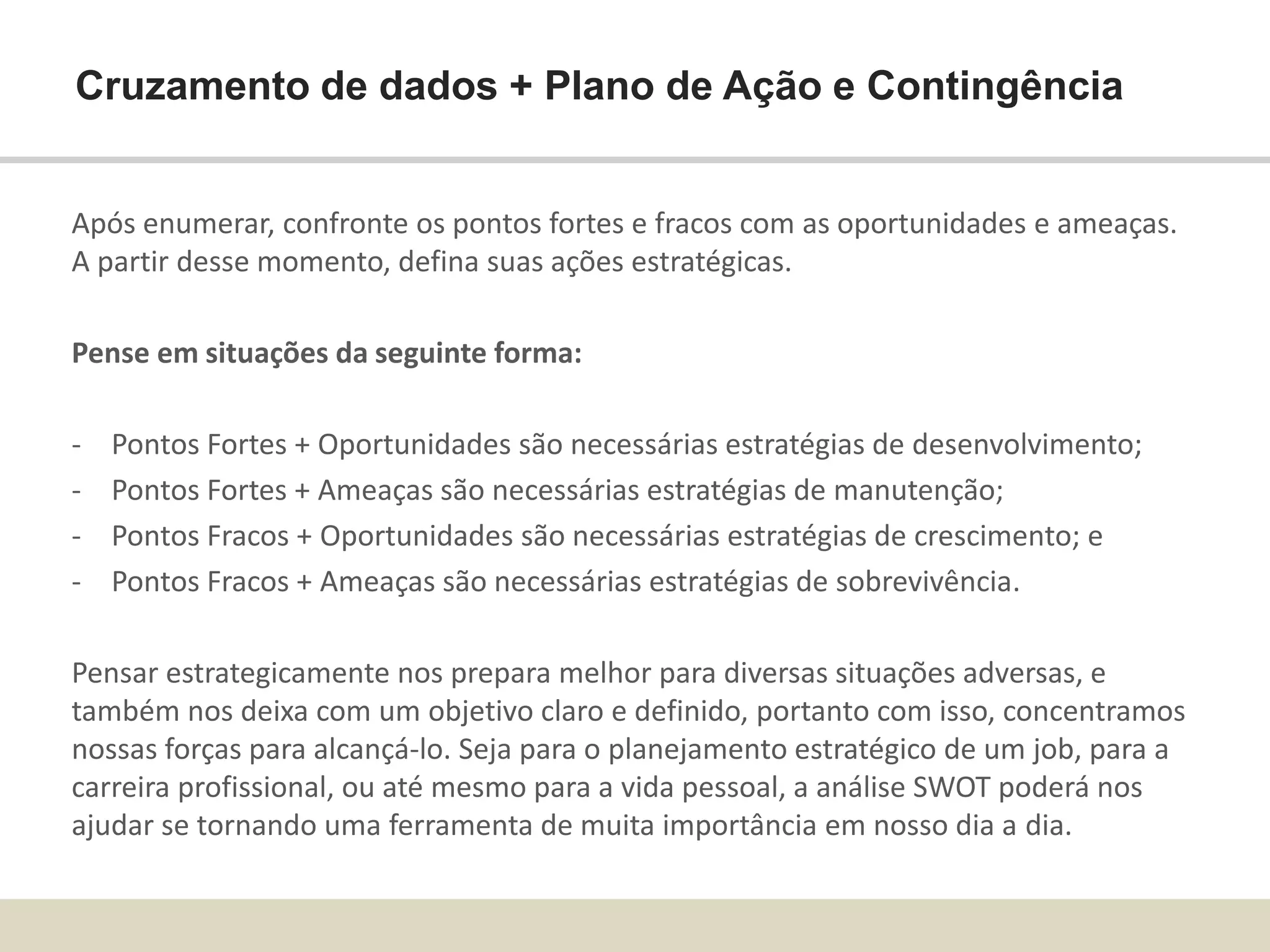 Análise SWOT | PPTX