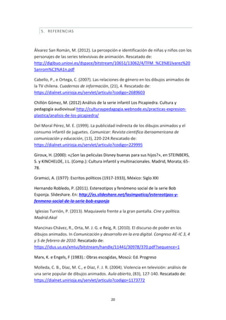 Análise socioloxico da animación infantil | PDF