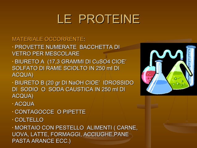 Analisi chimica degli alimenti | PPT