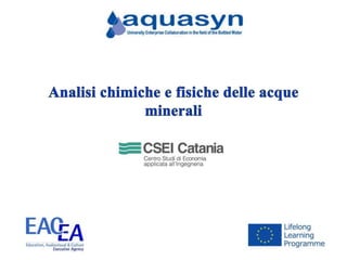 Analisi chimico fisiche high-ita | PPT