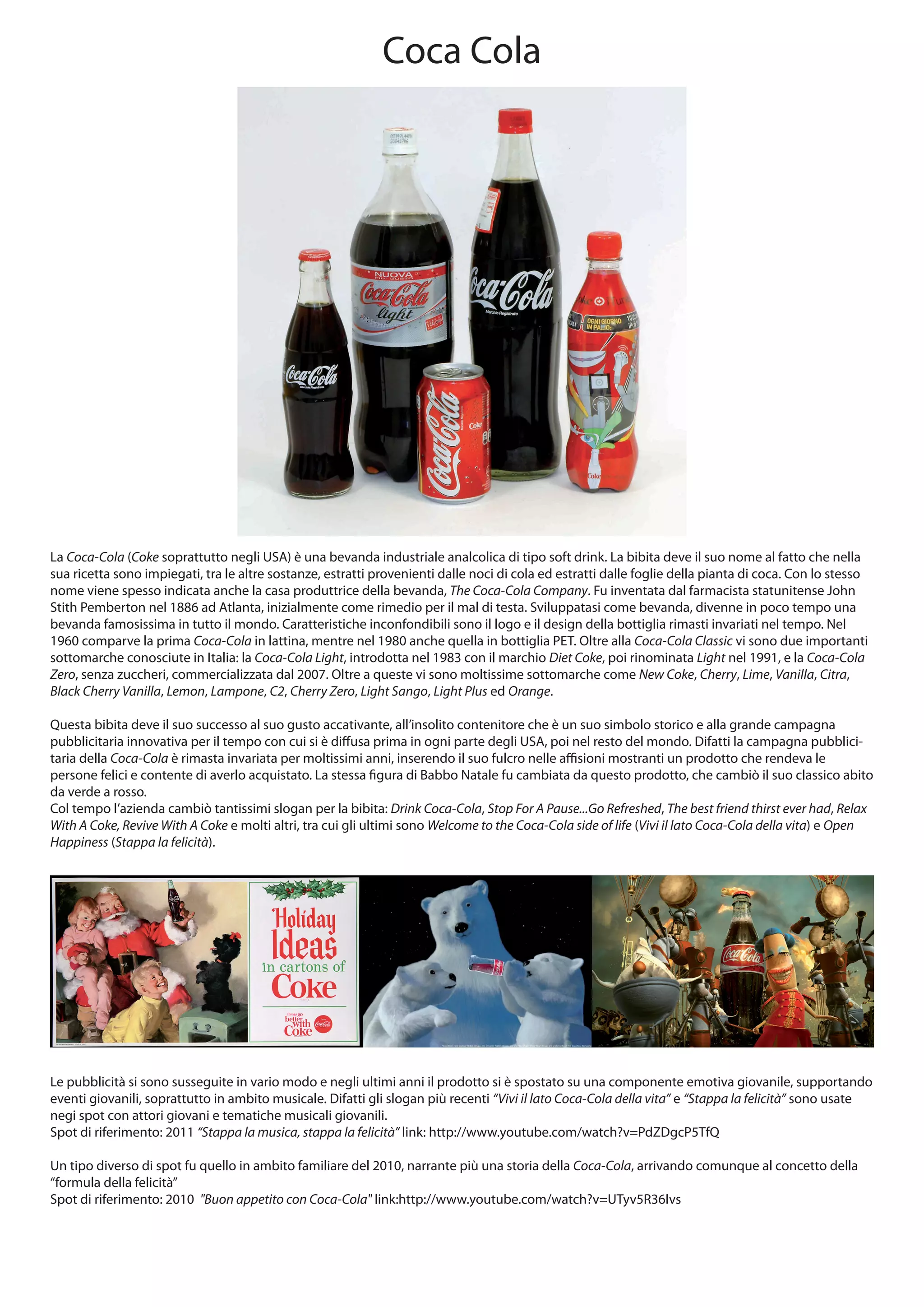 Analisi Coca-Cola | PDF