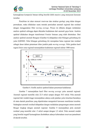 Analisi data gravity untuk menentukan struktur bawah permukaan | PDF