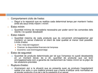 Analisi de estoc formulas | PPTX