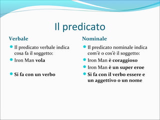 Analisi logica | PPT