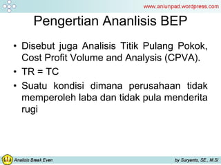 Analisis break-even | PDF