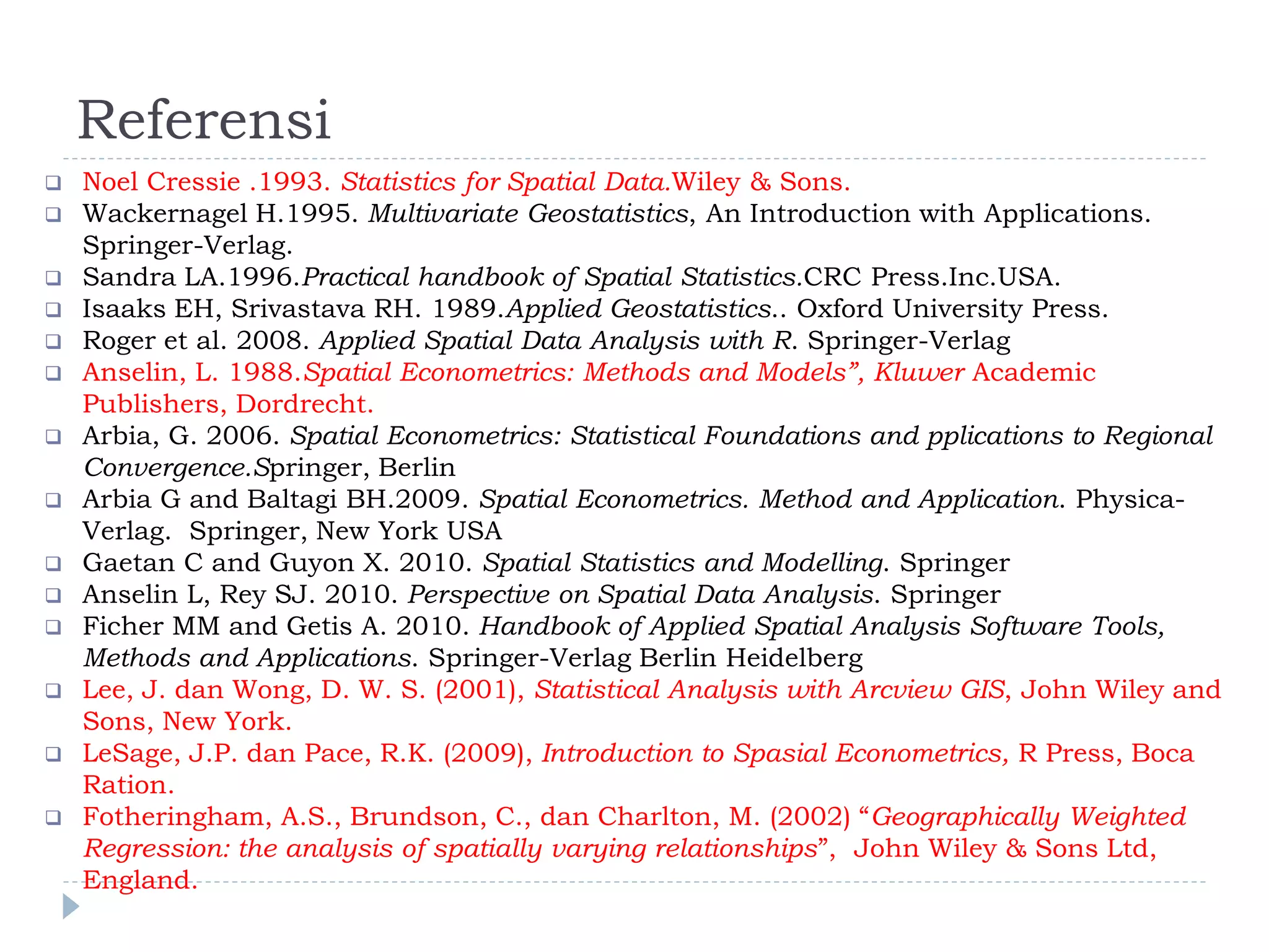 Analisis data-spasial | PPT