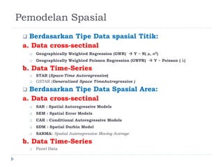 Analisis data-spasial | PPT
