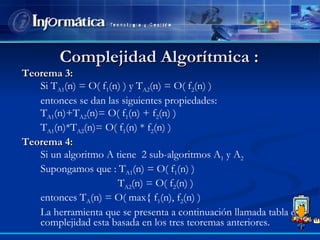 ANALISIS DE ALGORITMOS | PPT