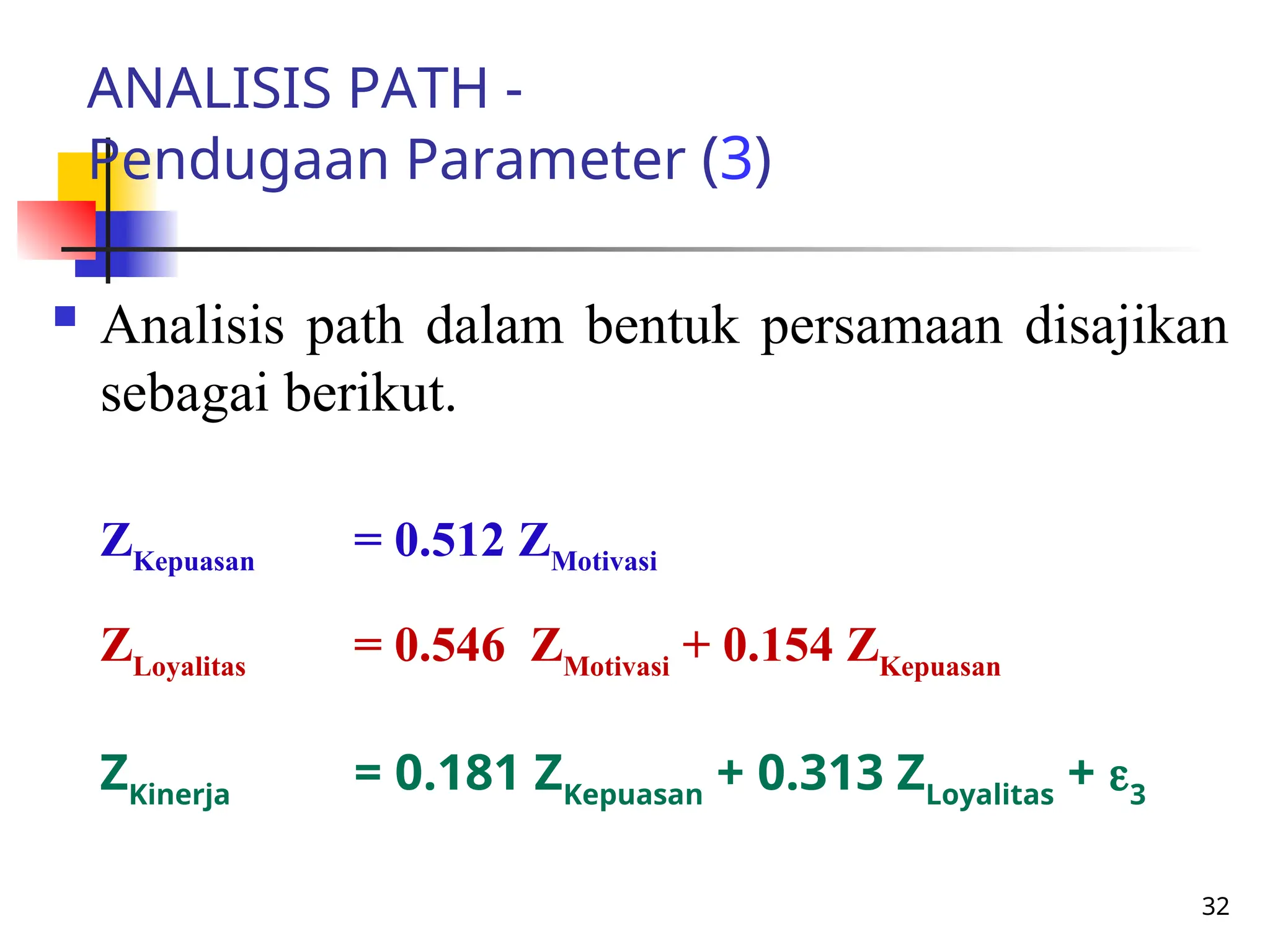 ANALISIS-JALUR-Model path analysis hubungan antar variabel .ppt