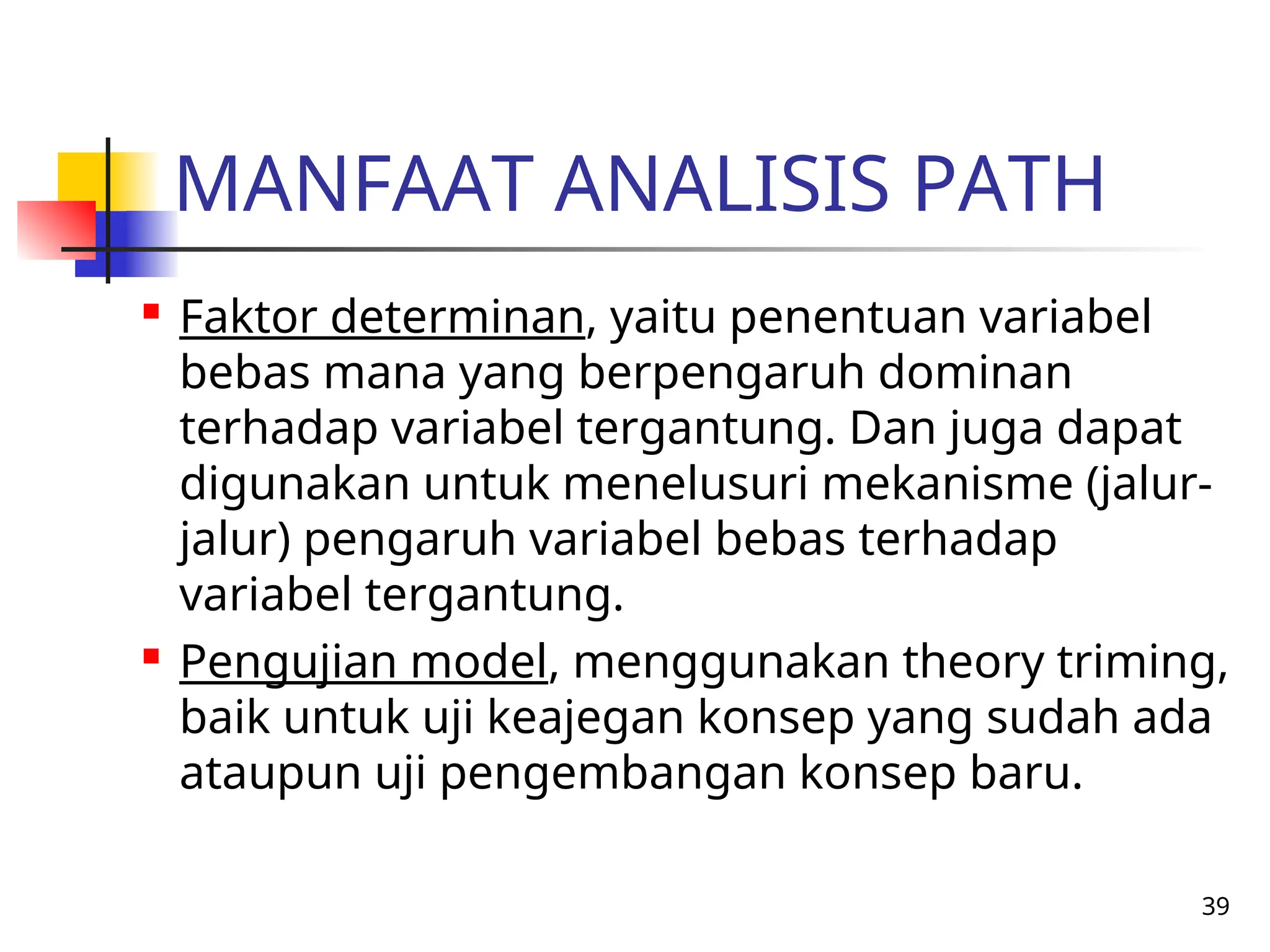 ANALISIS-JALUR-Model path analysis hubungan antar variabel .ppt