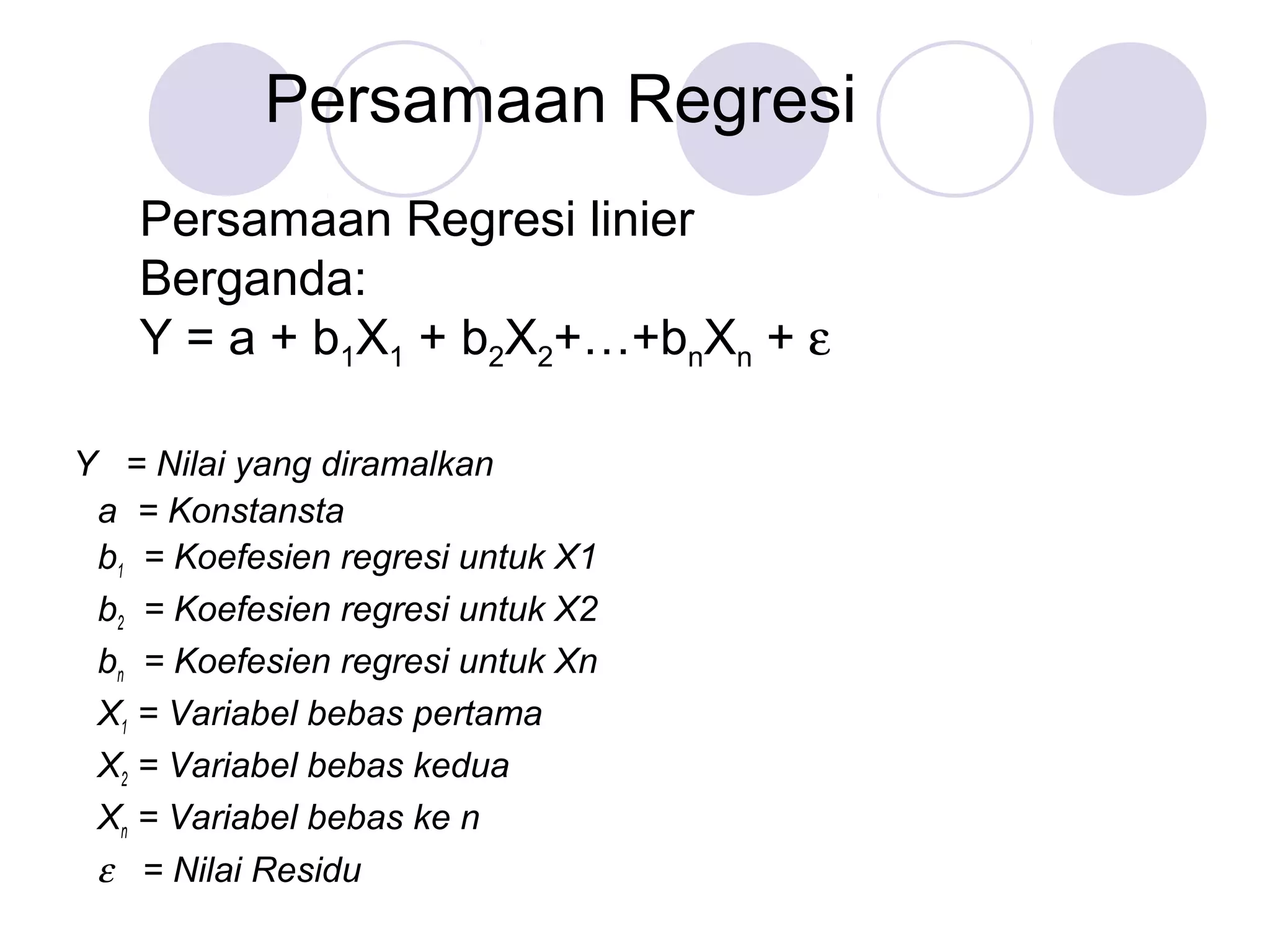 Analisis korelasi-berganda | PPT