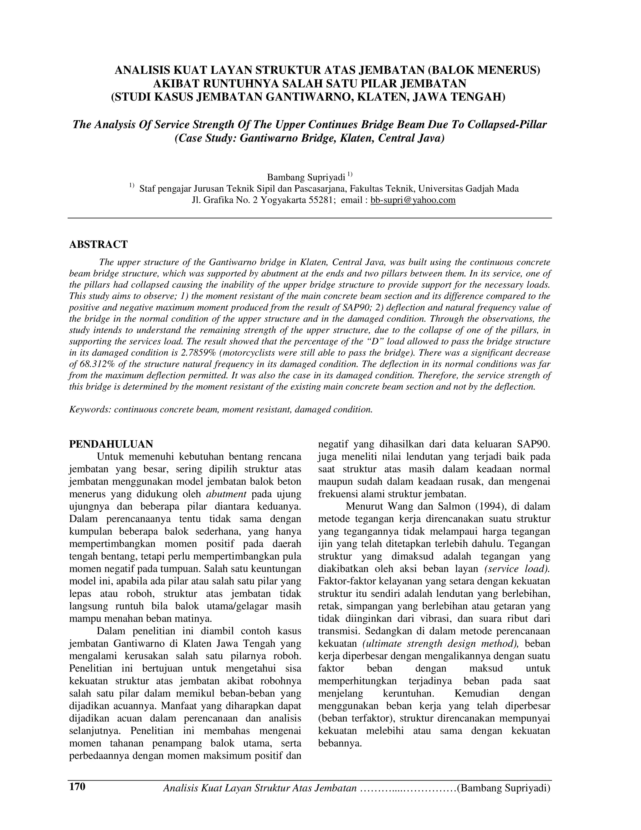 Analisis kuat-layan-struktur | PDF