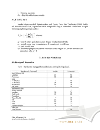 Analisis peran-zakat-dalam-mengurangi-kemiskinan | PDF