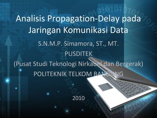 Analisis propagation-delay | PPT