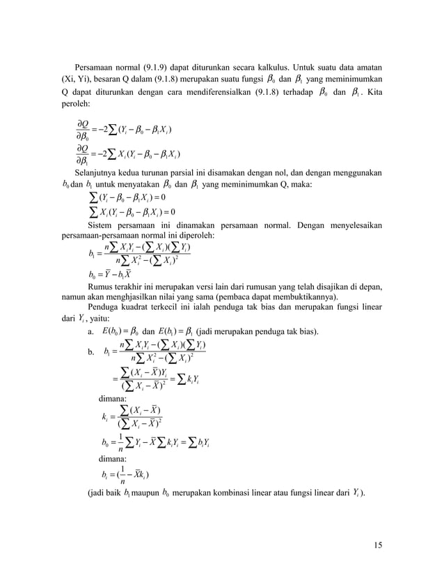 Analisis regresi | PDF